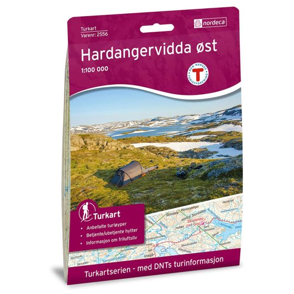 Hardangervidda Øst 1:100 000 • Fiske- og Turutstyr AS