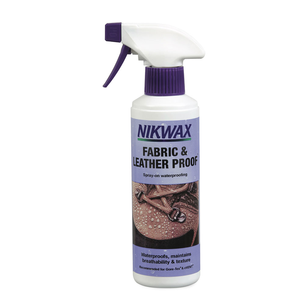 NikWax Spray-On Fabric & Leather Proof 300 ml • Fiske- og Turutstyr AS