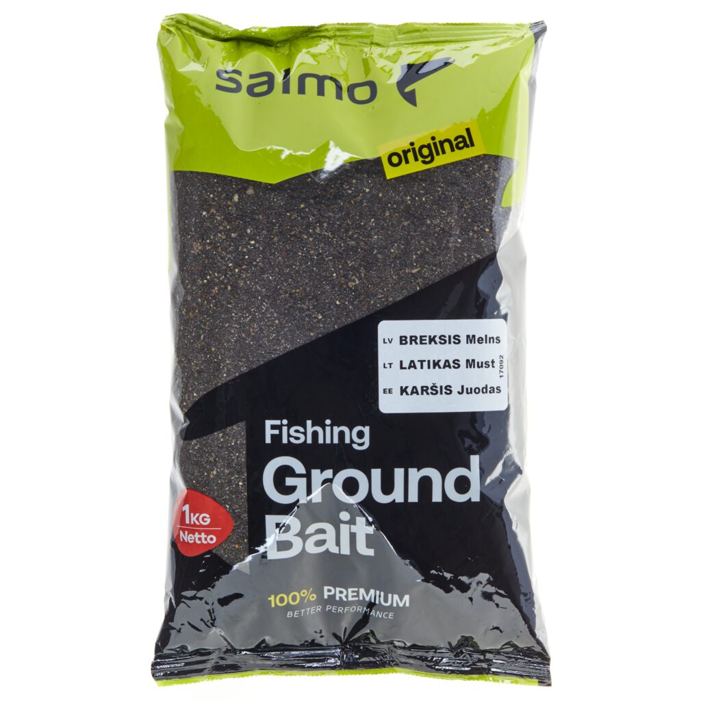 Salmo Ground Bait Sort Brasme Stor 1kg • Fiske- og Turutstyr AS